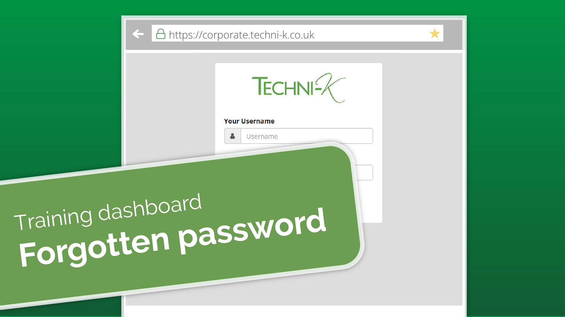 How Can I Log In If I Have Lost Or Forgotten My Password Techni K